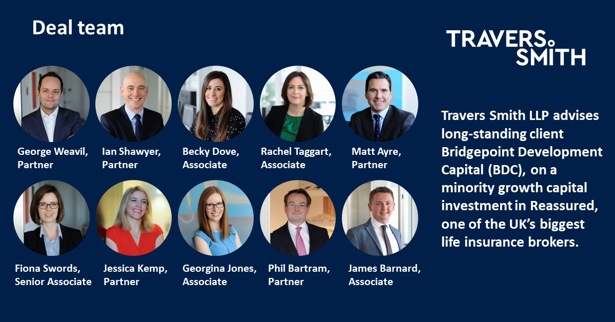 Travers Smith advises Bridgepoint Development Capital on its investment ...