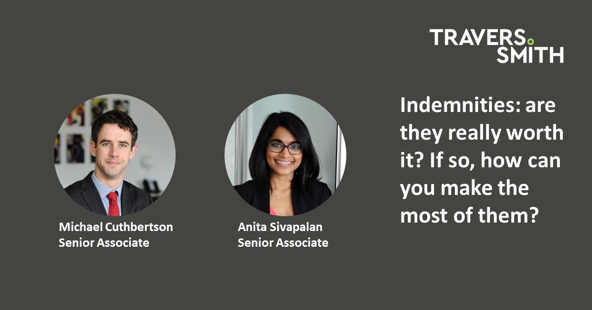 Indemnities: what are they, and some do's and don'ts