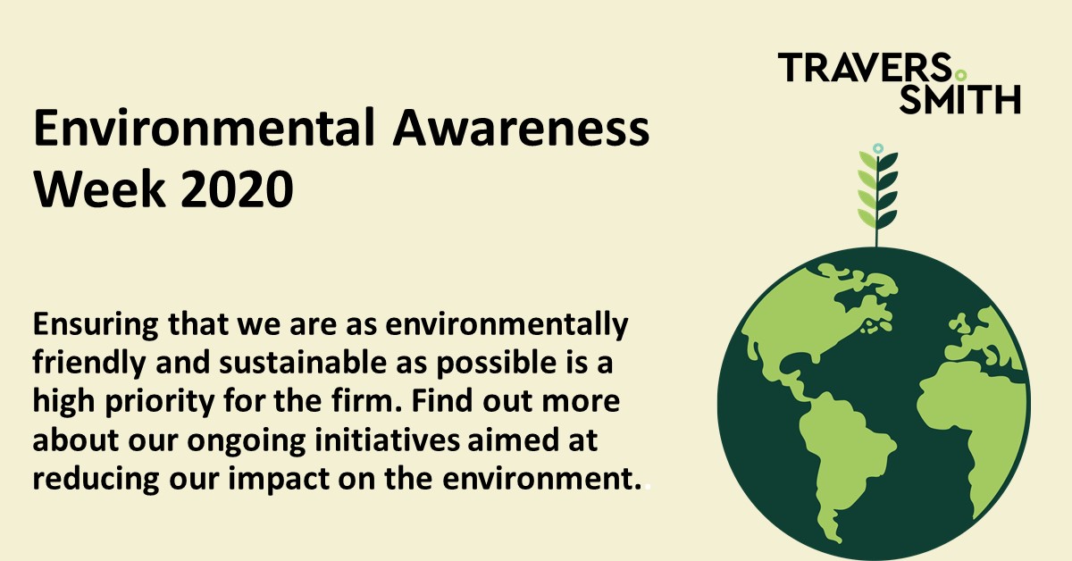Travers Smith hosts 2020 Environmental Awareness Week