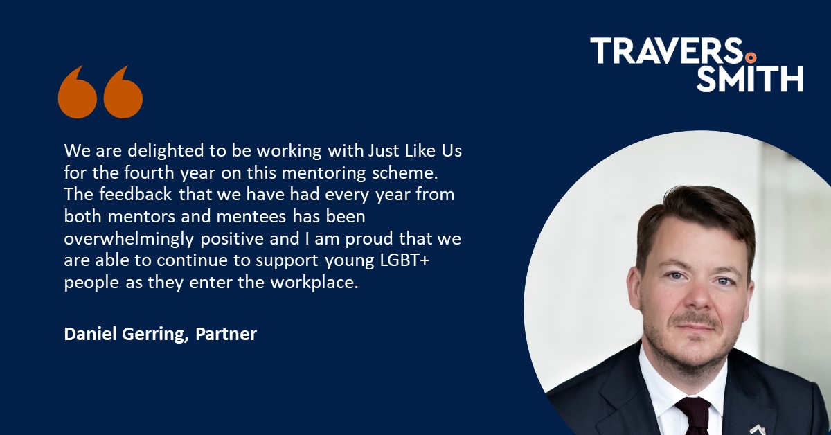 Travers Smith launches fourth year of pioneering LGBT+ mentoring scheme ...