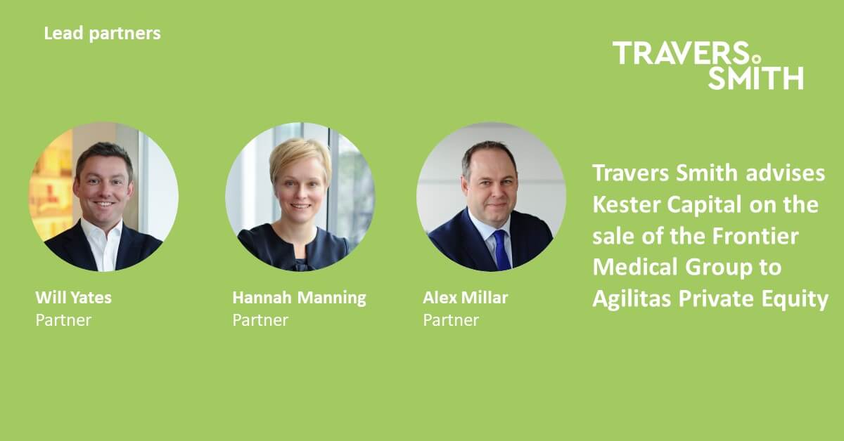 Travers Smith advises Kester Capital on the sale of the Frontier ...