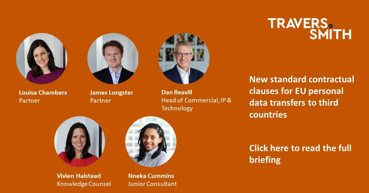 New standard contractual clauses for EU personal data transfers to ...