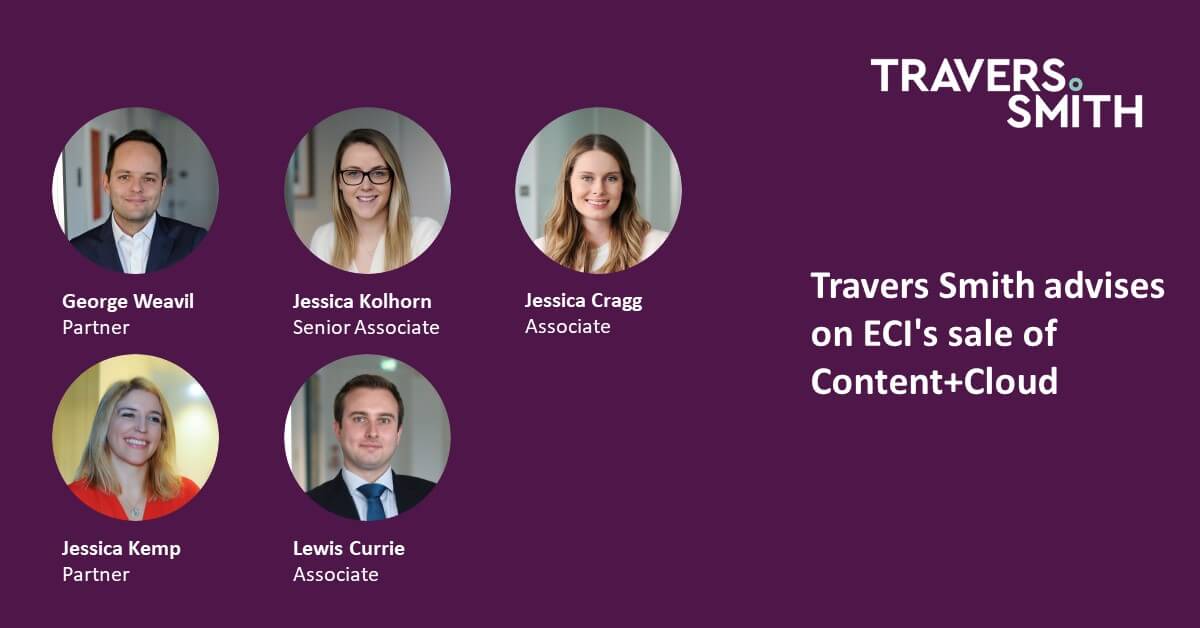 Travers Smith advises on ECI's sale of Content+Cloud