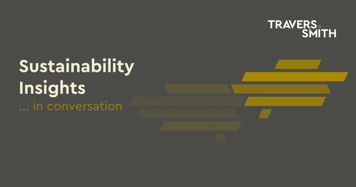 Sustainability Insights ... in conversation - Episode 1: Cornelia Gomez ...